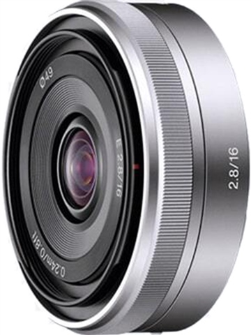 Sony E 16mm F2.8 Pancake Lens SEL16F28 - CeX (IT): - Buy, Sell, Donate